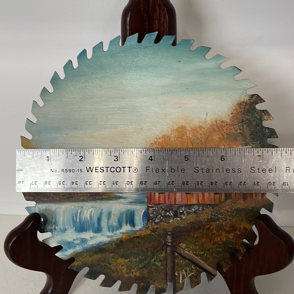 artist Liz | Art | A 725 Inch Hand Painted Saw Blade A Country Scene ...